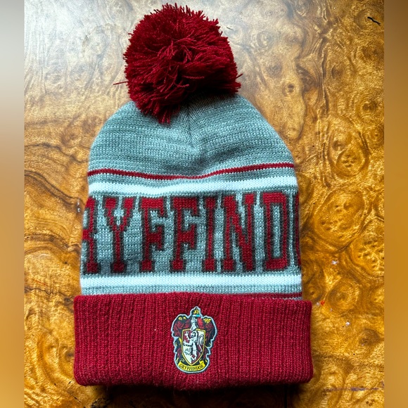 Warner Bros. | Accessories | Harry Potter Gryffindor House Knit Hat ...